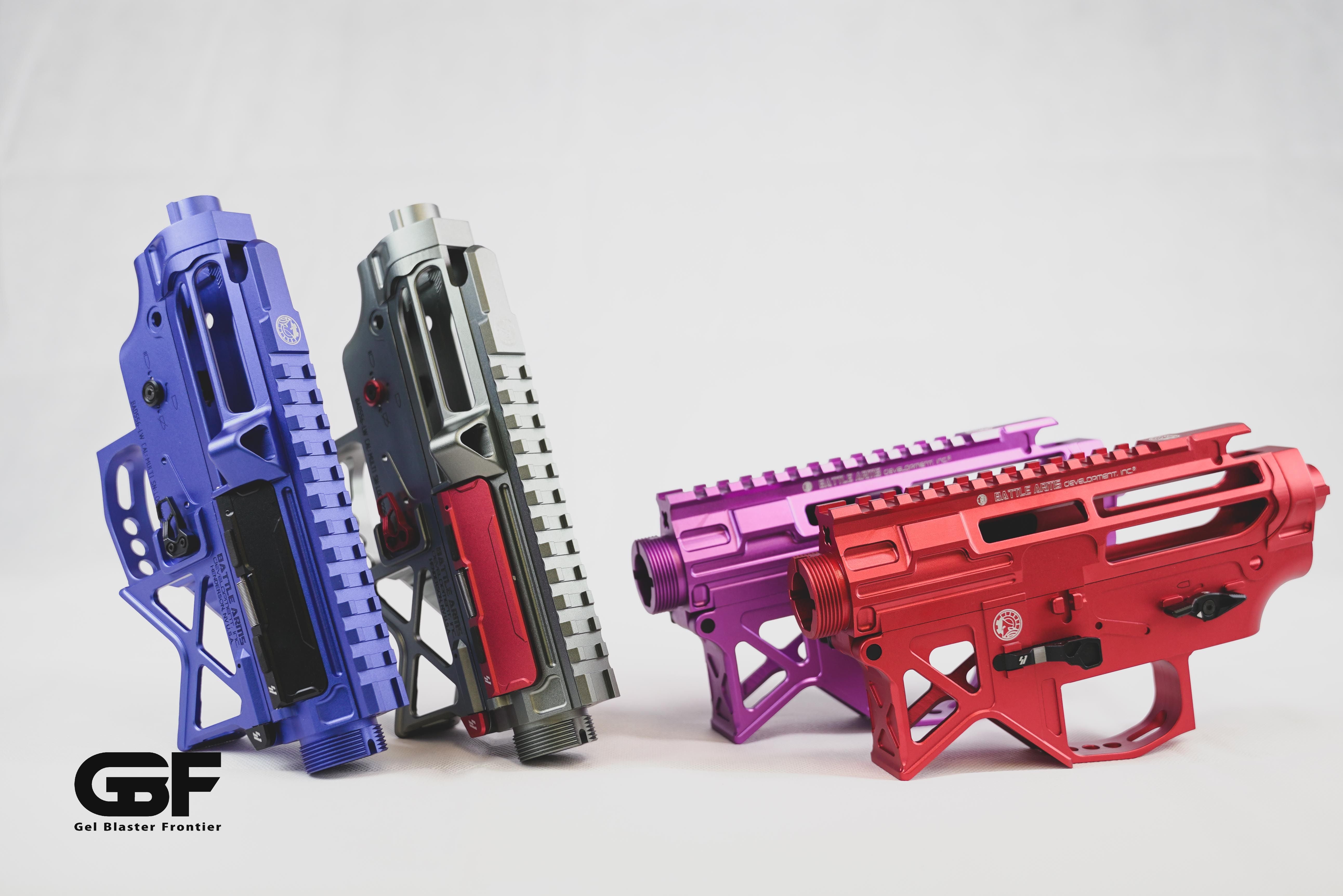 BAD556 CNC Aluminum V2 Gel Blaster Skeleton Receiver Kit, Gel Blaster ...